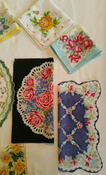 Lot of New Old Stock Vintage Handkerchiefs – Glory & Grace